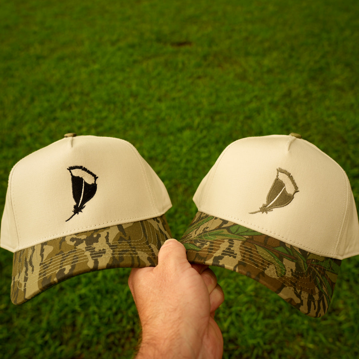 Feather 2-Tone Camo Trucker Hat – Panola Brand®