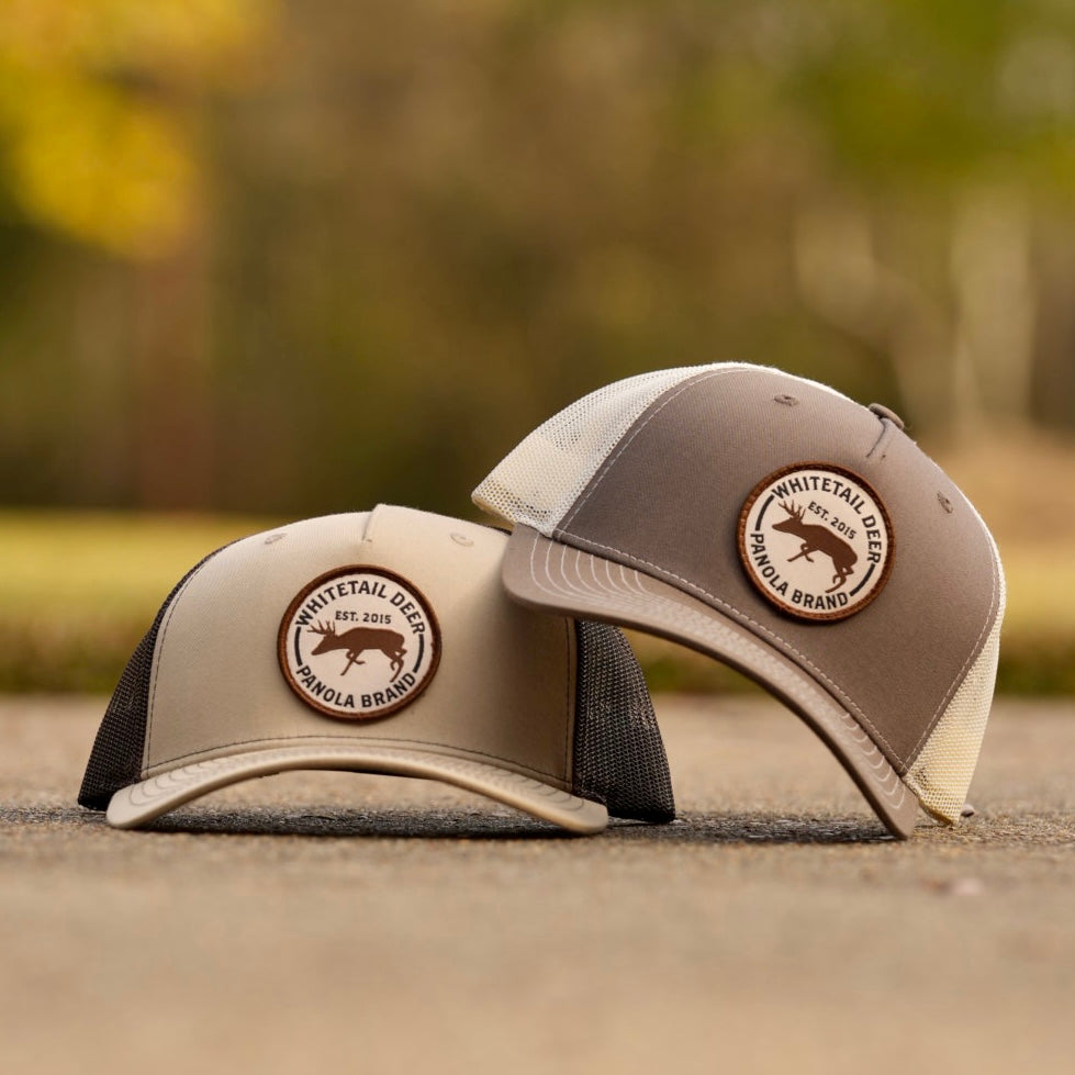 Whitetail Deer Patch 5-Panel Trucker Hat – Panola Brand®